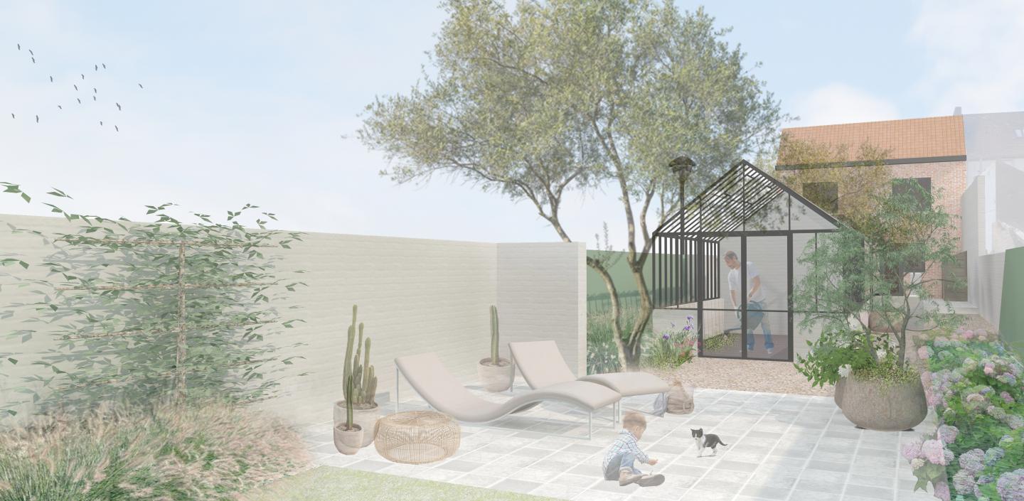 Narrow plot | Tuinarchitectuur en tuinarchitect Atelier Artisjok