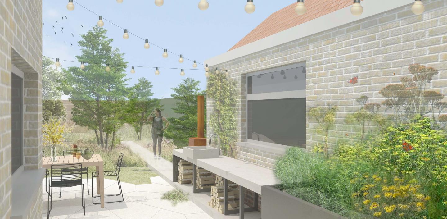 steenwoestijn wordt levendige groenoase | Tuinarchitectuur en ...